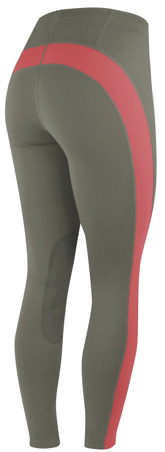 Irideon Kids' Apex Knee Patch Tights Sandstone/Coral Medium