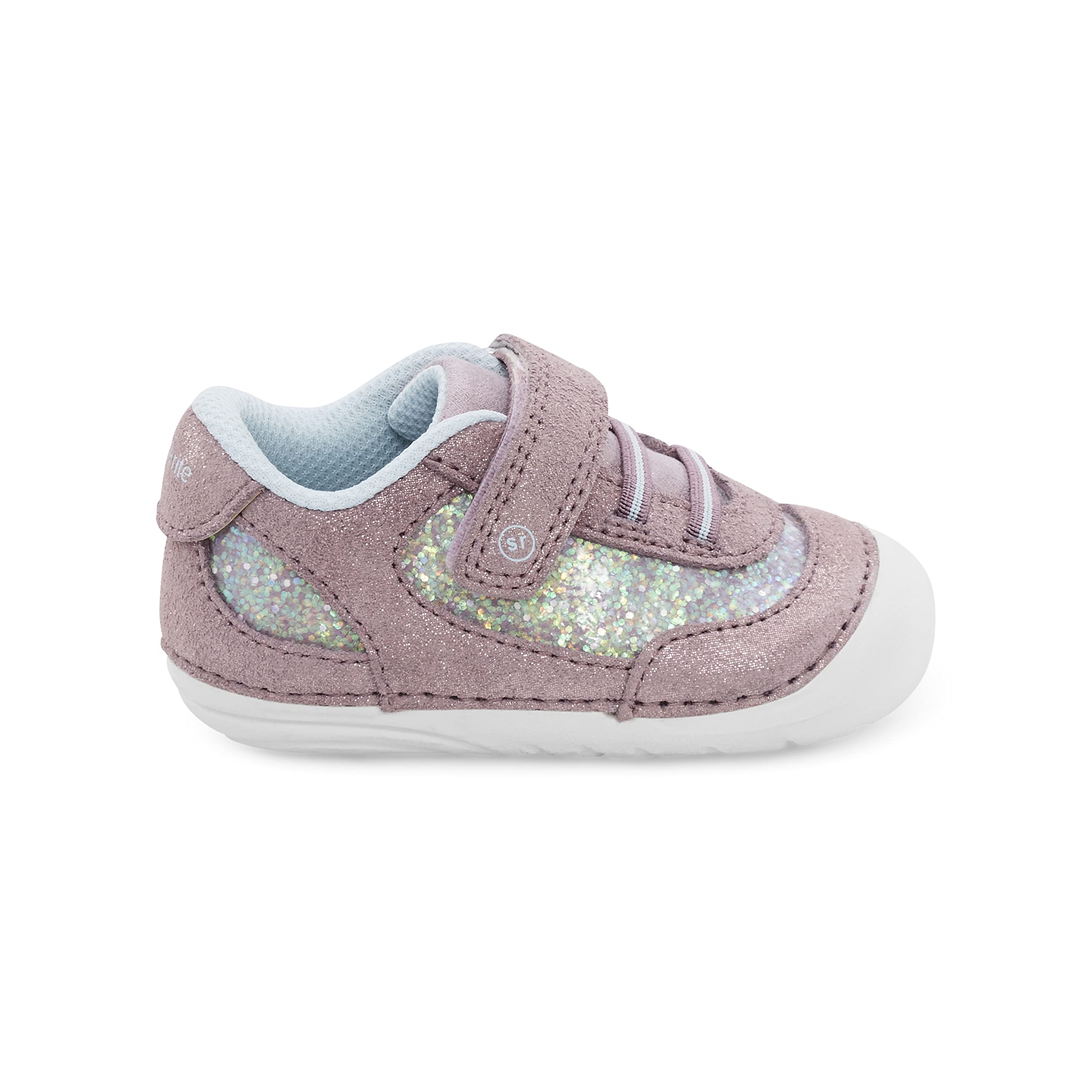 Stride Rite Baby Girls SM Jazzy Sneaker, Lavender Multi, 4 Infant