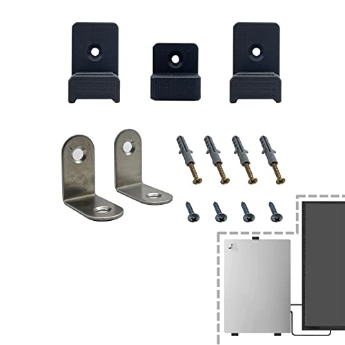 Onyehn Wall Mount Holder(Carbon Fiber) for PS5 Console with Screws Mount Behind TV for PS5 Accessories