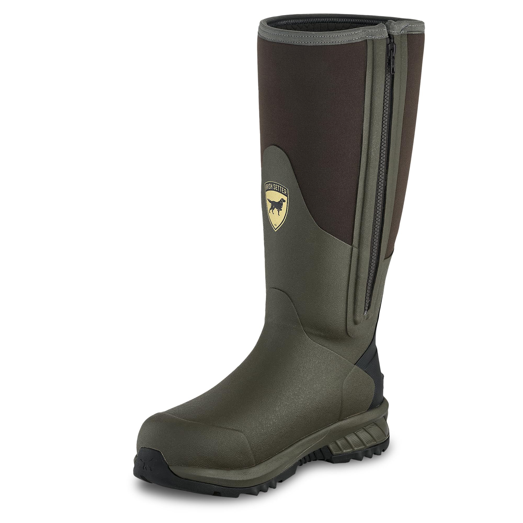 Irish Setter, MudTrek, Unisex, 17", Waterproof, Snake Guard, Full Fit, Hunting Boot, Brown, 12 E (Wide)