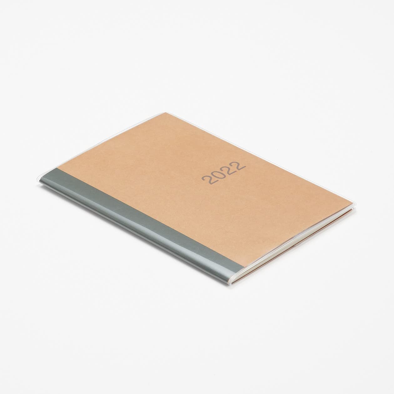 MUJI Monthly Planner 2022 Beginning December 2021 B6 Size Polyethylene Resin Cover Kraft Paper Scheduler
