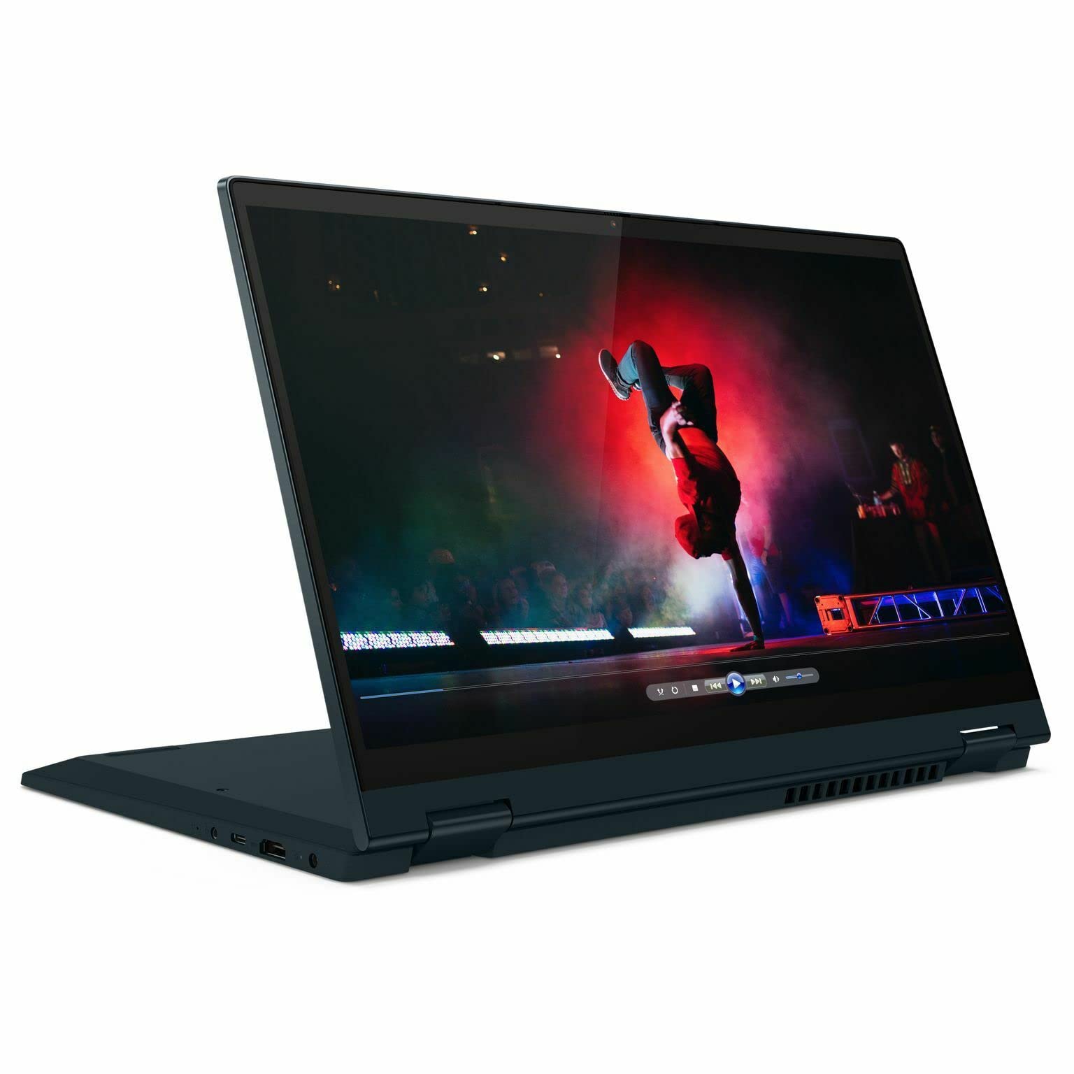 Lenovo Flex 5 14.0" FHD IPS Touch Laptop (Ryzen 3 5300U, 4G, 128G) 82HU0085US Windows 10 in S Mode Abyss Blue