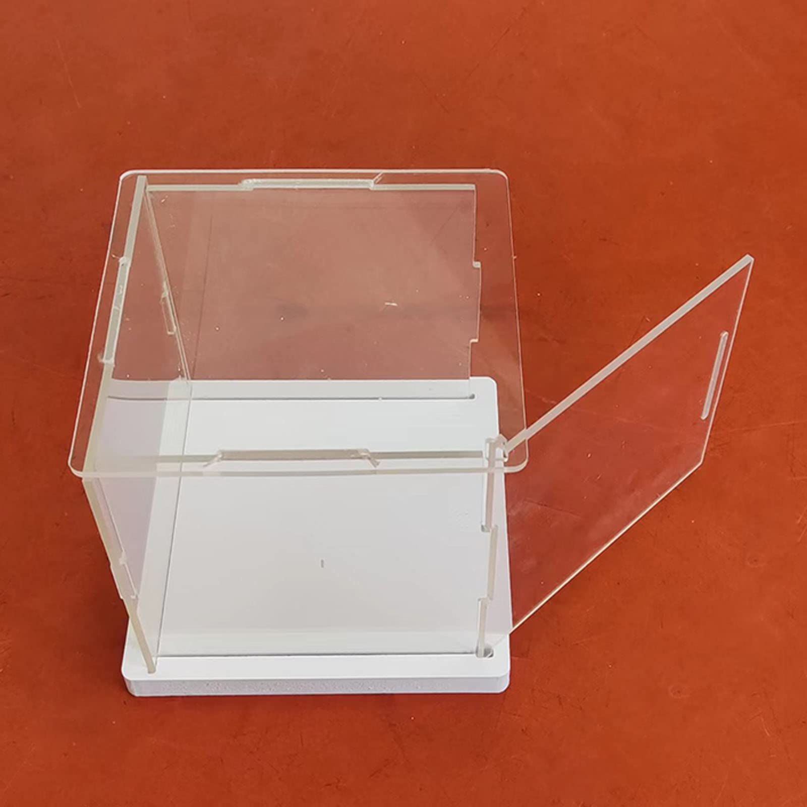 Openable Clear Acrylic Display Case Box ,Versatile Collectibles Display Dustproof Showcase with Thickening Base,for Display Action Figures Home Storage Organizing Toys (8x4x6 inch/20x10x15cm)
