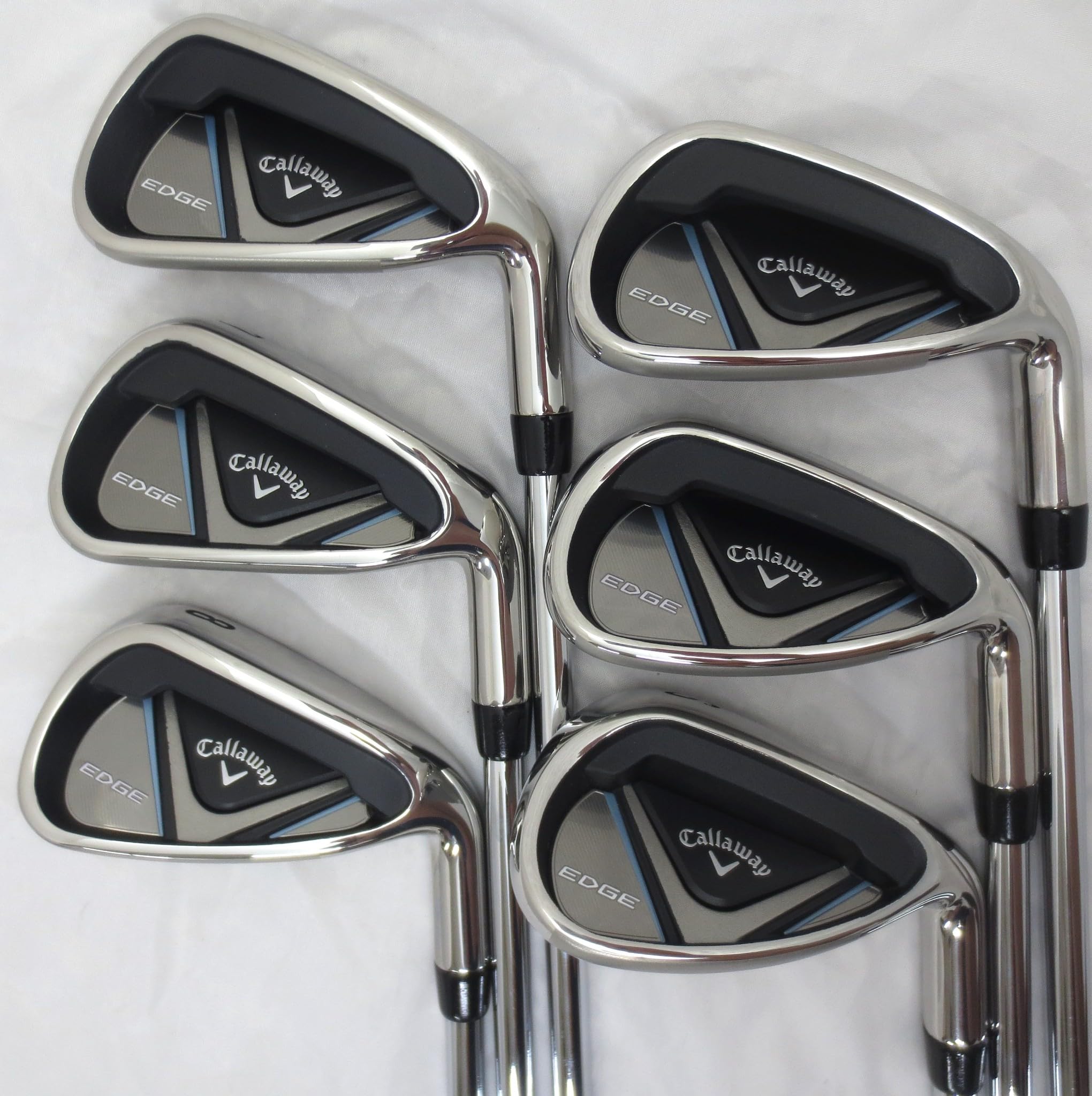 Mens Callaway Golf Set Driver, Wood, Hybrid, Irons, Odyssey Putter, Bag Right Handed Regular Flex