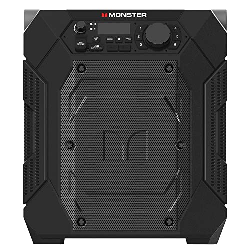 Monster Rocker 270 Sport Portable Indoor/Outdoor Wireless Speaker - Black/Slate (Renewed)