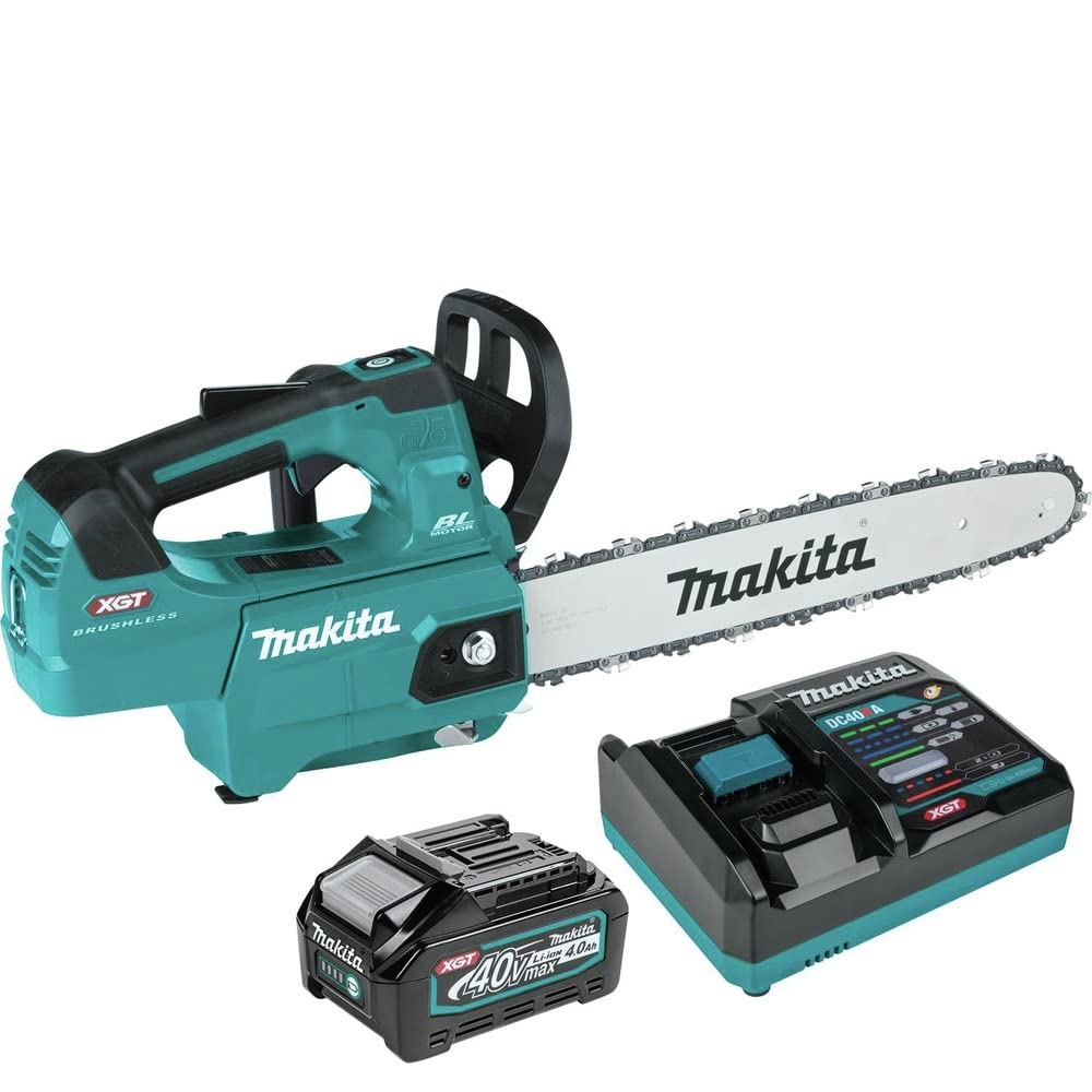 Makita GCU02M1 40V max XGTĀ® Brushless Cordless 14" Top Handle Chain Saw Kit (4.0Ah)