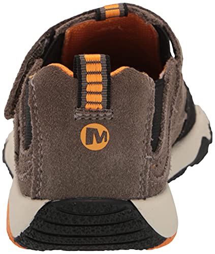 Merrell Free Roam Jungle Moc Moccasin, Gunsmoke, 2.5 US Unisex Big Kid