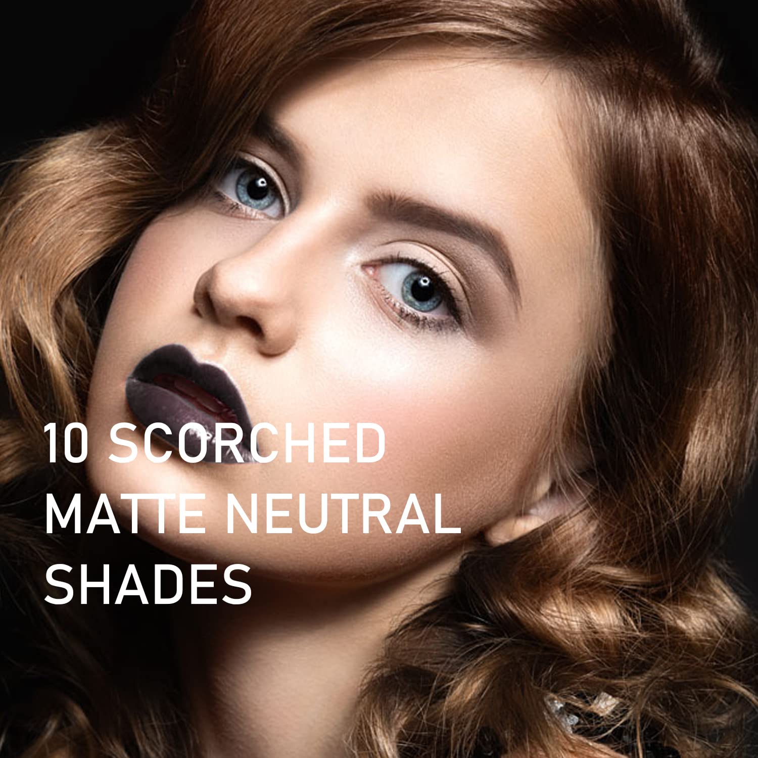 Sulily 10 Colors Eyeshadow Palette Matte Nude Shimmer Eye Makeup Palette,High Pigmented, Naturing-Looking, Ultra-Blendable,Long Lasting High Pigment with 2 Eyeshadow Brush (04+05)