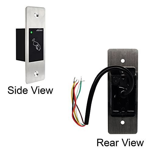 Visionis VIS-3026 Access Control Indoor Outdoor Rated IP66 Metal Card Reader Wiegand Only System Flush Mount Design with 3000 Users