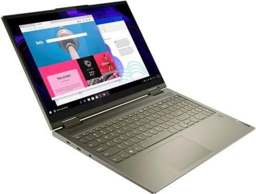 Lenovo Yoga 7 2-in-1 Laptop, Intel 4-Core i7-1165G7, 15.6" FHD IPS Touchscreen, Intel Iris Xe Graphics, 12GB DDR4 2TB SSD, Backlit Keyboard, Fingerprint, Thunderbolt 4, Wi-Fi 6, Win11 Pro