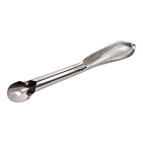 MollyZillah Stainless Steel Fish Scale Remover,A Magic Kitchen Gadgets/Accessories/Tools/Kit, A Descaler Tool For Cleaning Salmon/Grouper, Fish Scale Scraper/Skinner/Cleaner For Fast Scales Peeling