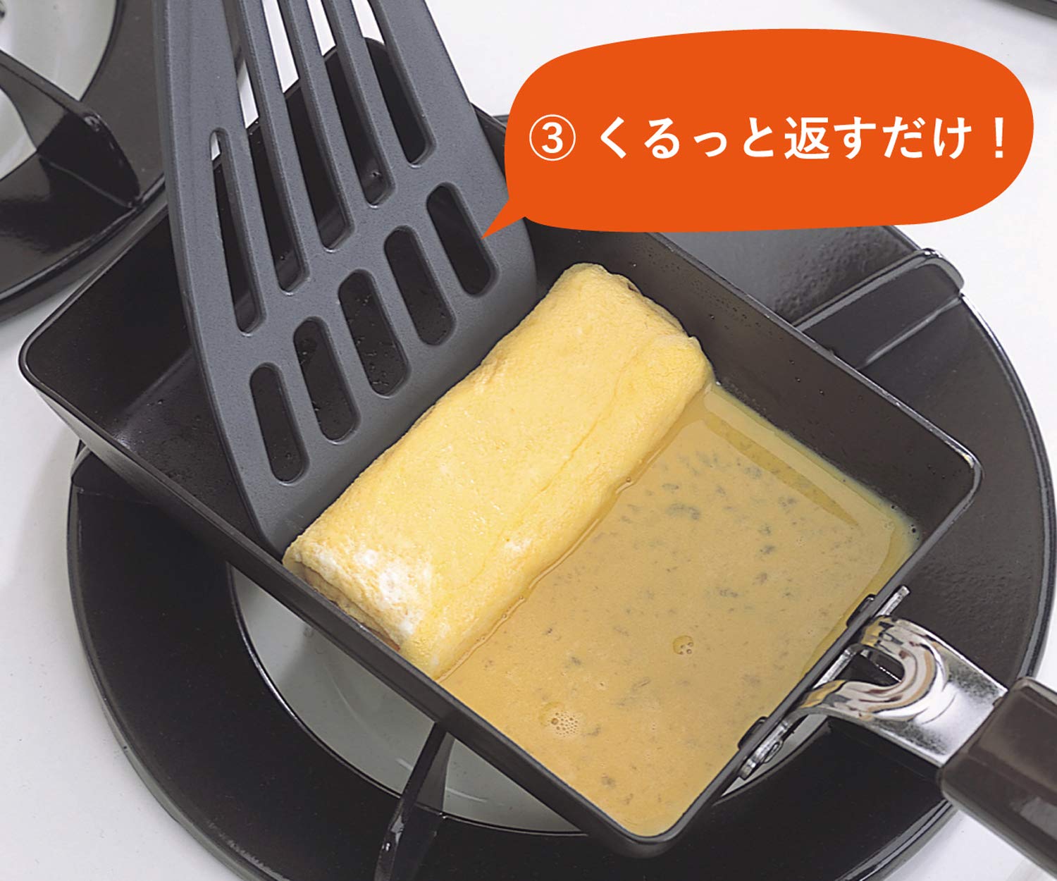 Shimomura Kihan 27473 Tsubamesanjo Frying Pan, Perfect for 1 Piece, Egg, Made in Japan, Iron, Induction Compatible, Bento Box, 5.9 x 3.9 inches (15 x 10 cm)