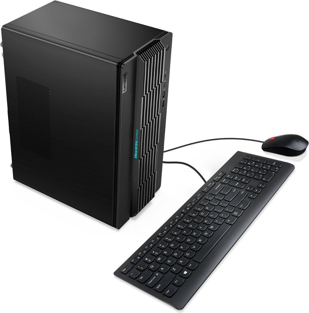 Lenovo IdeaCentre 5 Gaming Desktop | 12th Gen Intel 6-core i5-12400 Processor (>i7-10700) | 16GB DDR4 512GB SSD | GeForce RTX 3060 12GB Graphic | DisplayPort USB-C VGA Win11 Black + HDMI Cable