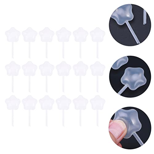 UPKOCH 50pcs Shape Waffles Dessert Droppers Cakes Heart and Syringe Star Cream Pipette Strawberries Infuser Cuake Transfer Jam Ml Straw Pasteur Cuakes Squeeze Ice Transparent