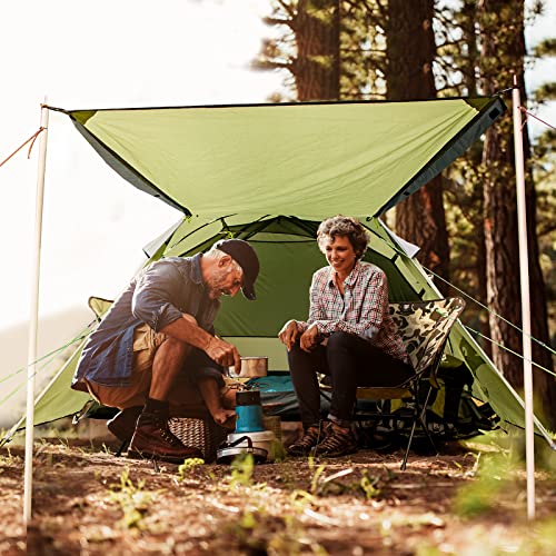 Night Cat Camping Tent 2 3 Persons with Porch Family Backpacking Tent Double Layers Waterproof Easy Clip Setup 7x6x4.3ft Porch Pole Not Inlcuded