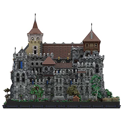 Ottima Medieval Castle Large Model, MOC-131299 Street View Modular Architectural Building Bricks Compatible with Lego Architecture - 112644Pcs
