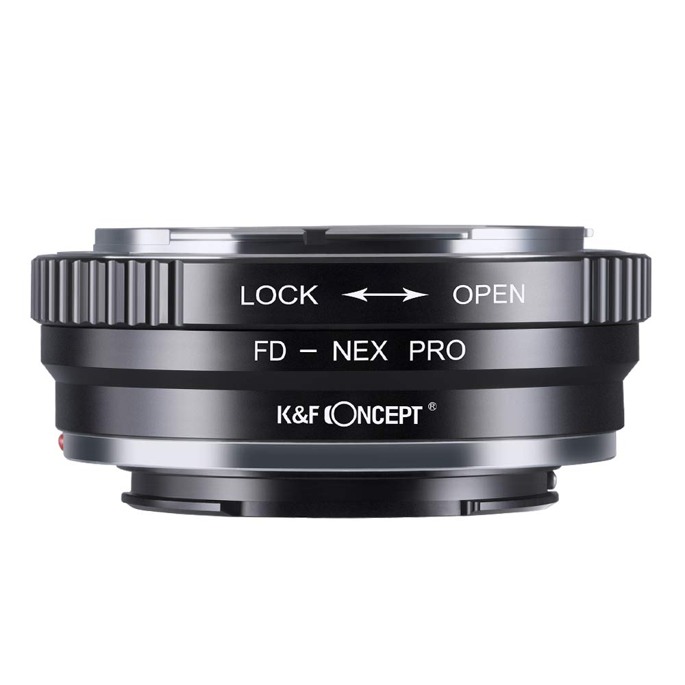 K&F Concept Lens Mount Adapter with Matting Varnish Design, Compatible for FD FL Lens to Sony NEX E-Mount Camera for Sony Alpha NEX-7 NEX-6 NEX-5N NEX-5 NEX-C3 NEX-3