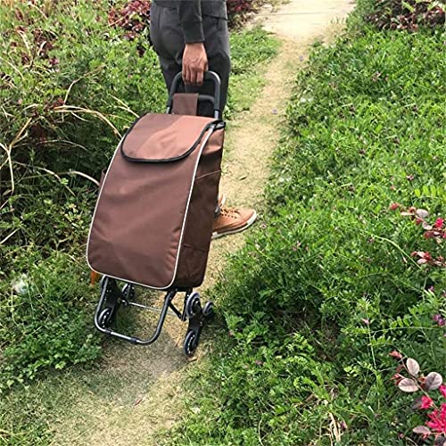 Shopping Trolley on Wheels Multi Function Shopping Cart Trip Climbing Stairs Cart Collapsible Portable Lever Car Small Trailer Trolley Storage Hand Trucks,#5 ,