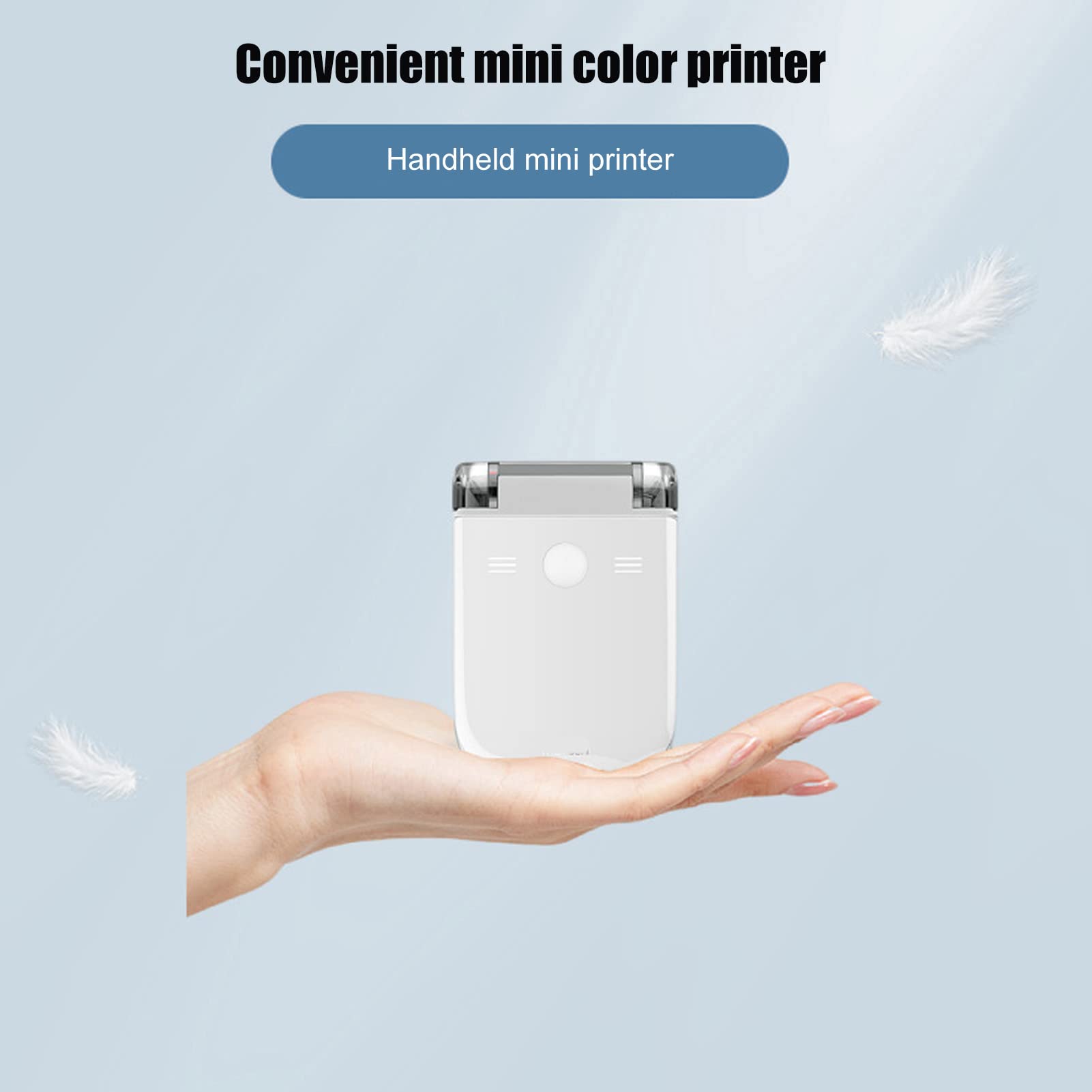 LMOLING Edible Inkjet Food Printer, with Speed 6.4Ppm, Handheld Food Printer with 1200X1200dpi, Cake Printer with WiFi (2.4G) USB, Lithium Battery 850mAh