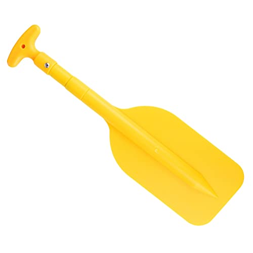 LIOOBO Canoe Paddle Kayak Paddles Retractable Lightweight Paddle Aluminum Alloy Telescopic Paddle Boat Accessories Yellow 1Pc
