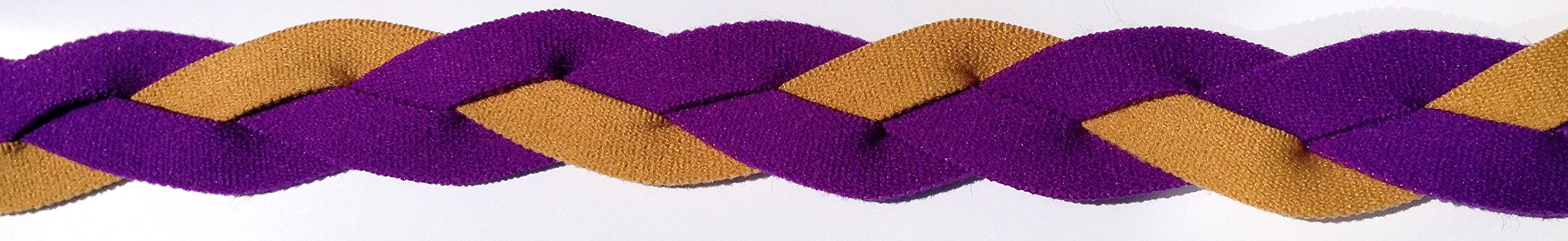 It's Ridic! No Slip Grip/Non-Slip Sports/Athletic Nylon Triple Braided Sports Headband