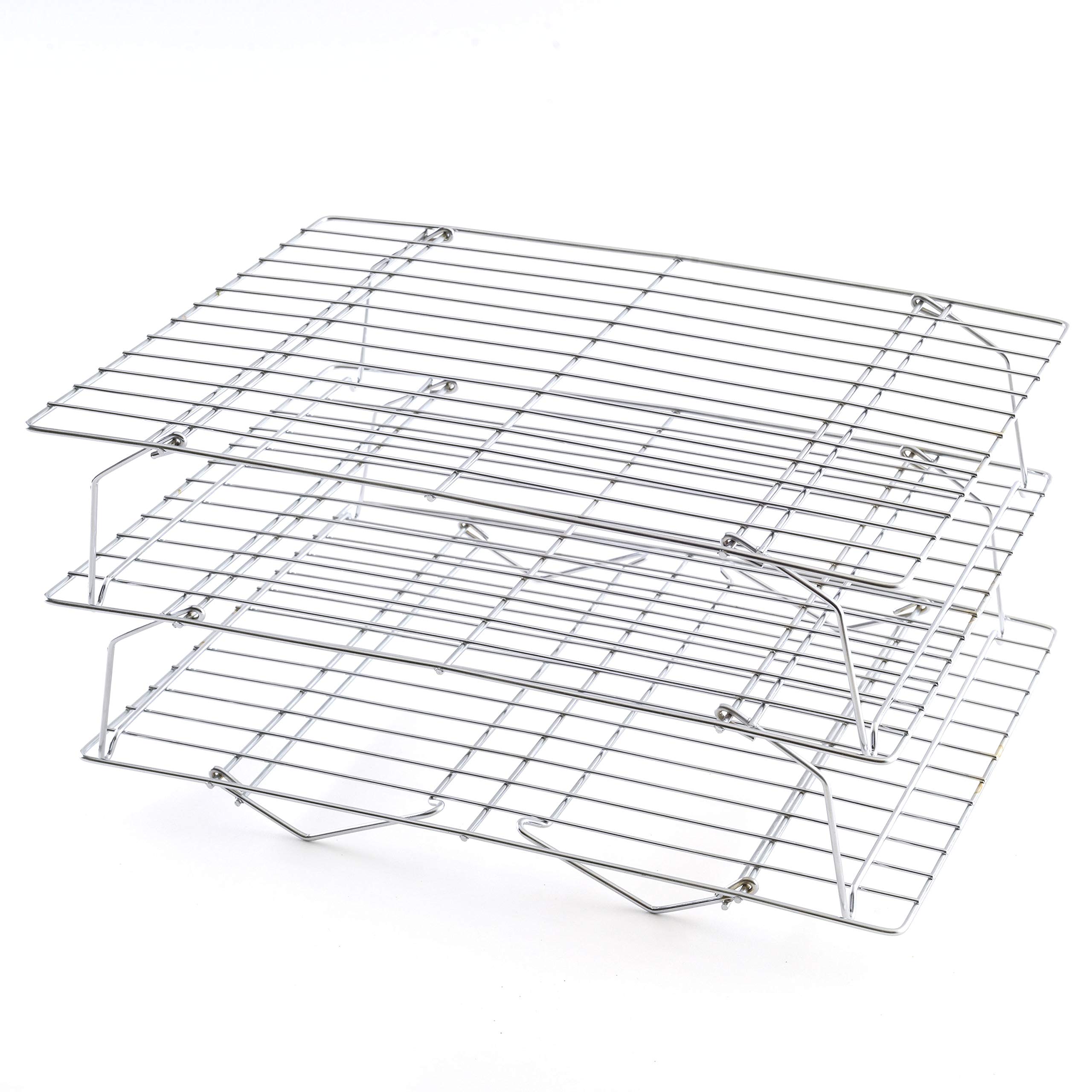 Norpro 3-Tier Stackable Cooling Rack Set, 12.5 x 18/32cm x 45.5cm
