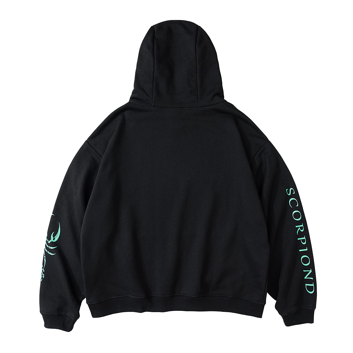 MFCT Men's Streetwear Scorpion Hoodie (Black, Small)
