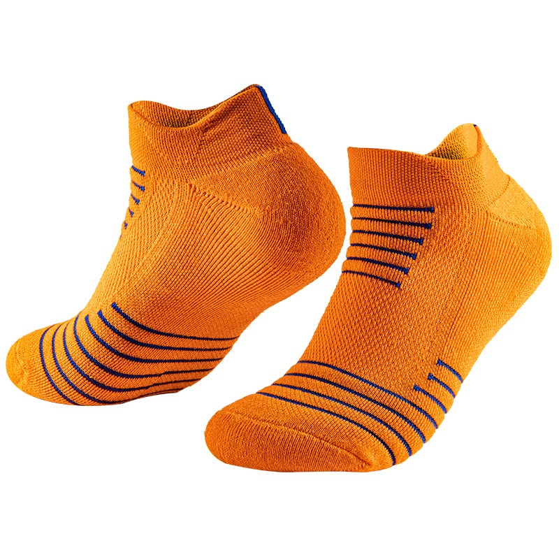 MAGIARTE High Performance Cushioned Compression Athletic Socks, Low Cut Ankle Length Unisex Sports Socks 3 Pack for Men and Women (Unisex #04-M)