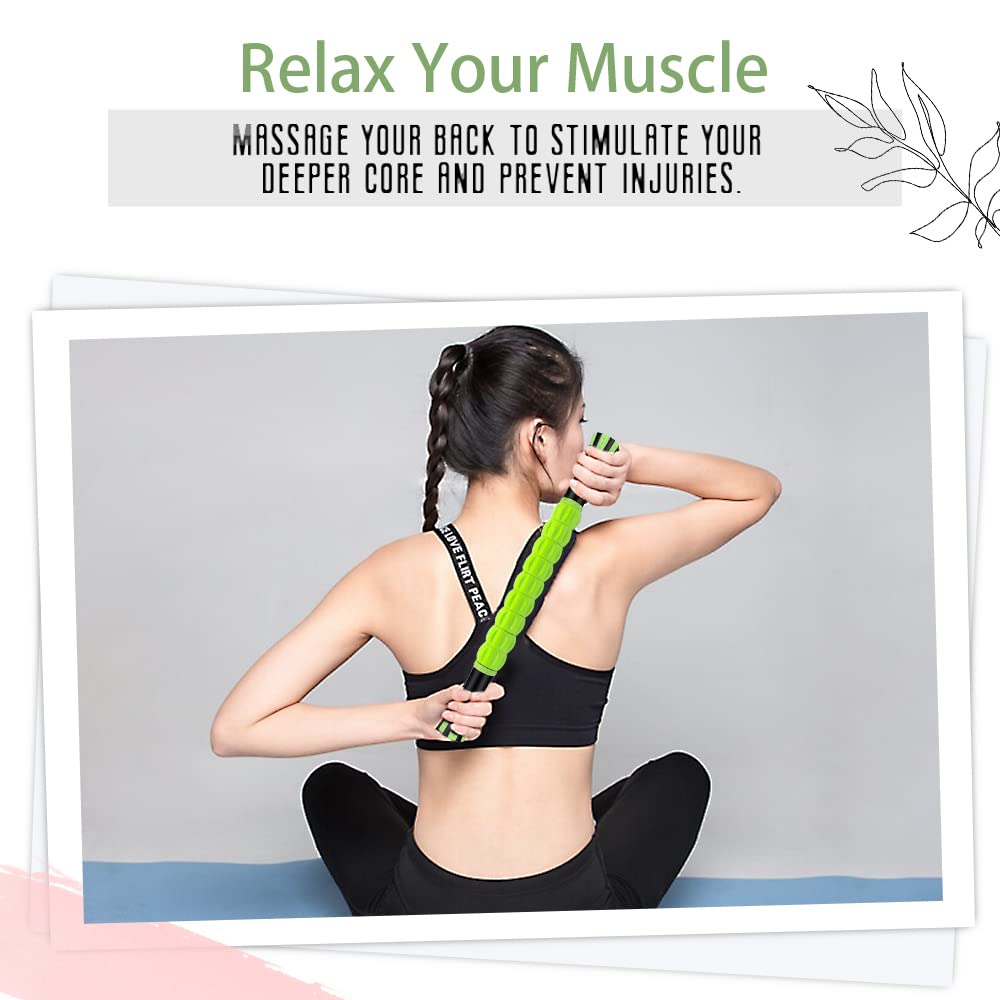 Muscle Roller, Muscle Roller Stick Lipo Roller Lymphatic Massager Muscle Roller for Legs Massager Roller for Muscles Deep Tissue, Lymphatic Drainage, Lipo Massager After Surgery Roller