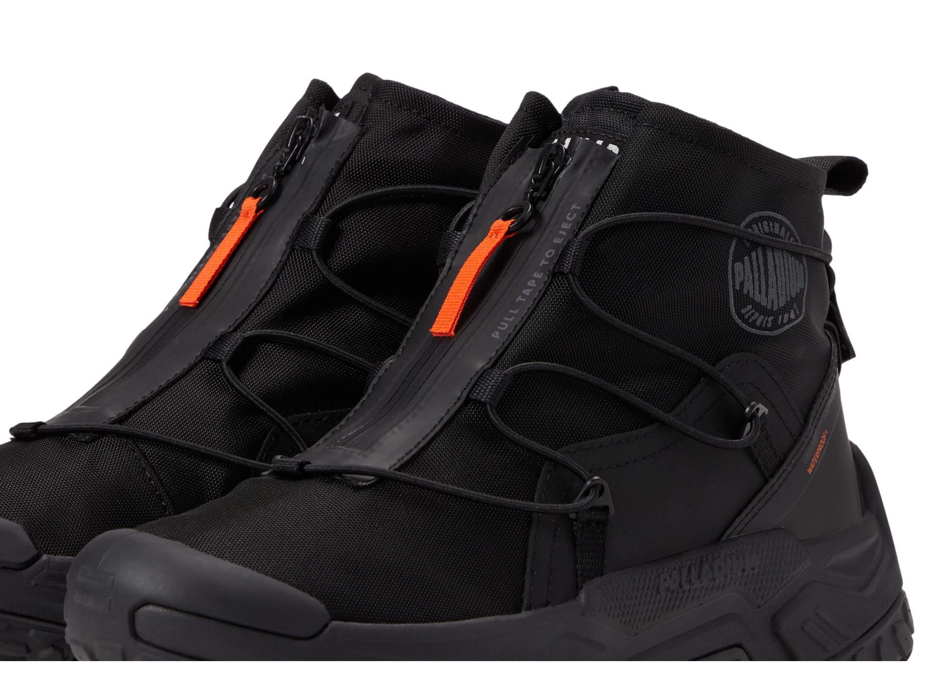 Palladium Off-Grid Hi Zip WP+, Black/Black, 7.5