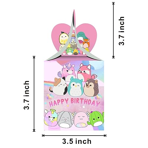 MIUXE π’πΊπΎπ²πΌπ±πΆπͺπ΅π΅πΈππΌ Birthday Party Supplis, π’πΊπΎπ²πΌπ±πΆπͺπ΅π΅πΈππΌ Birthday Party Decorations incude 12pcs Party Boxes Goodie Boxes