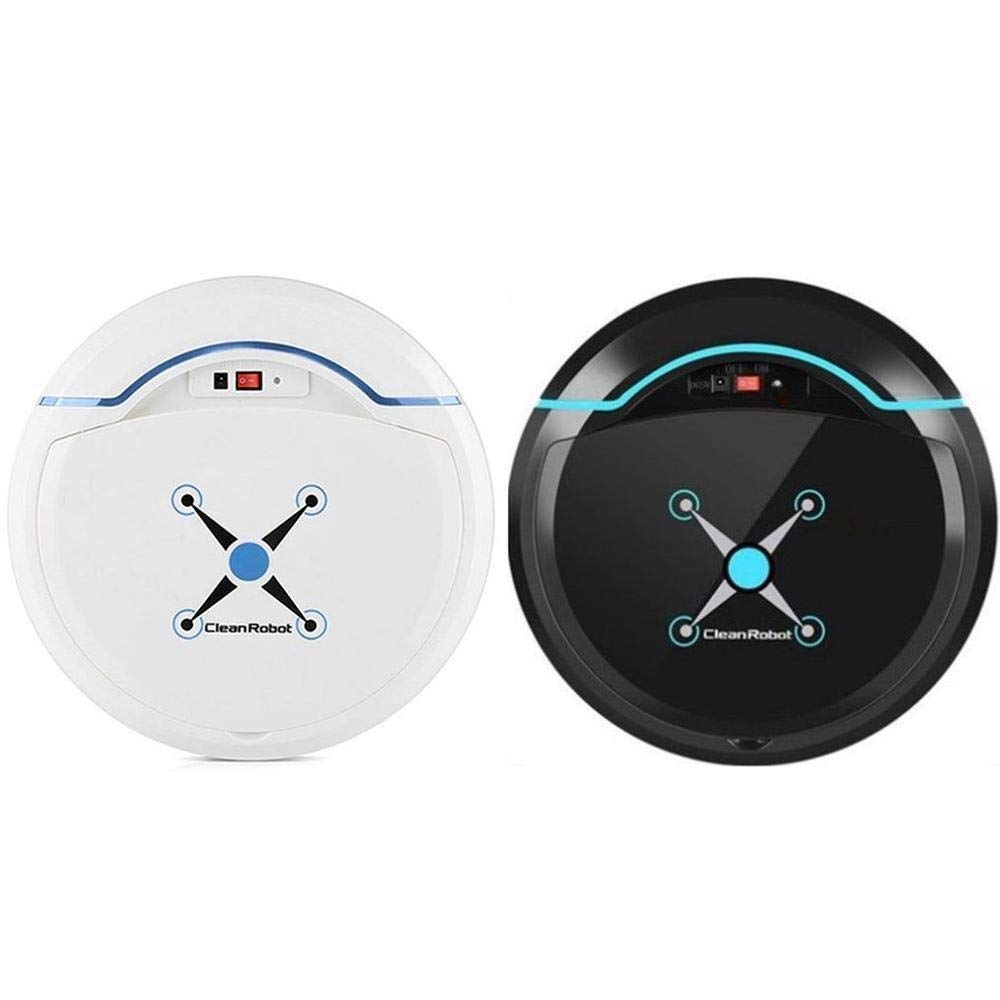LSXLSD Household Charging Automatic Robot Vacuum Cleaner Ultrathin Small Rechargeable Vacuum Cleaner Sweeping Robot (Color : White)