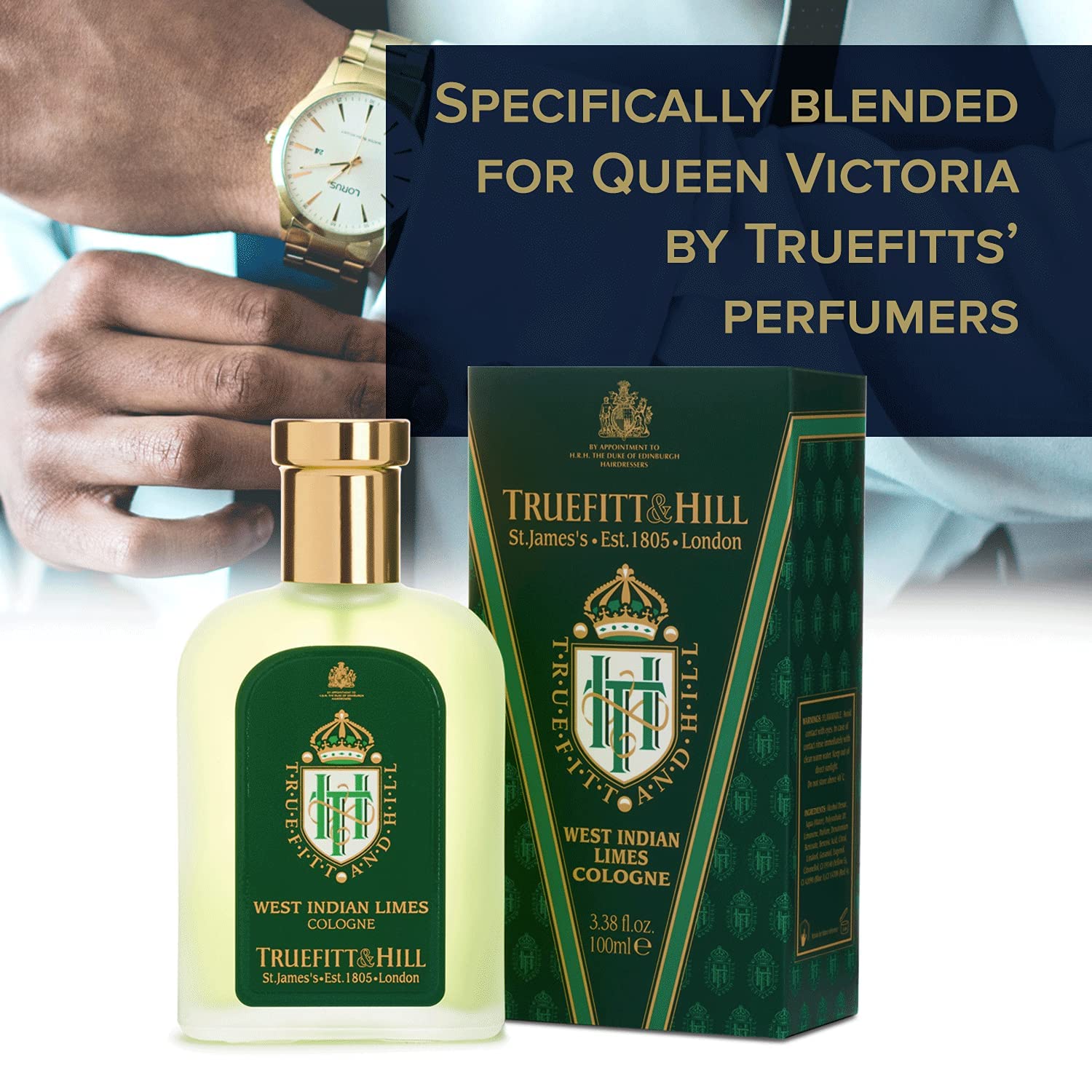 Truefitt & Hill Cologne Sample Pack | 9 fragrances: 1805, Apsley, Sandalwood, Trafalgar, Grafton, Freshman, Clubman, West Indian Limes, Spanish Leather | 1.5ml Travel Size Vials