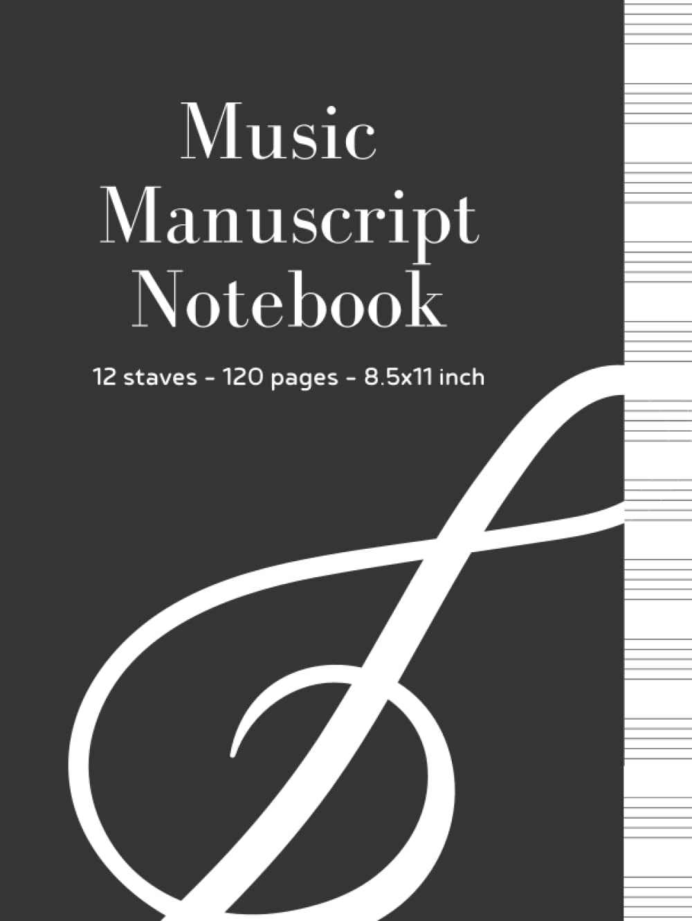 Music Manuscript Notebook β 12 staves: Composition Notebook For Kids |Manuscript Paper With 12 Staves For Beginners and Intermediate |Gift For Musical ... Musician, Music Producer, writer supplies|