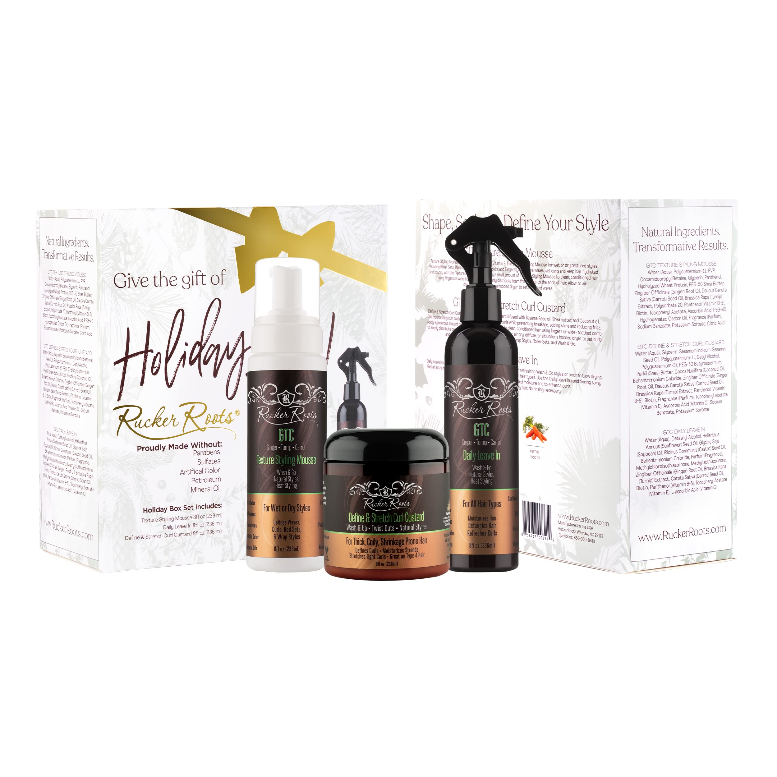 Rucker Roots "Holiday Hair" GTC Gift Set