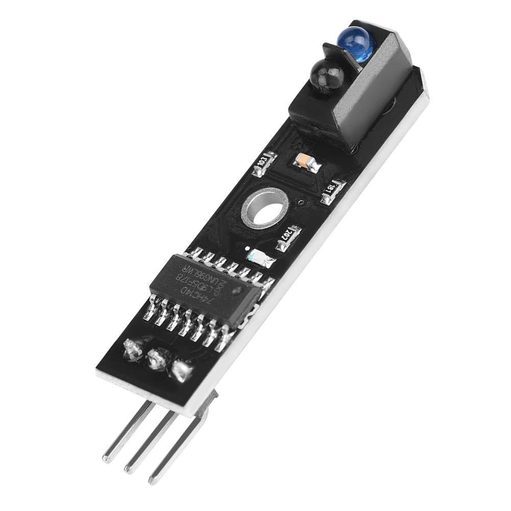 Infrared Tracking Sensor Module 1-Channel Infrared Reflection Tracking Sensor Module Obstacle Avoidance Smart Car Black/White Line Detection 3 Pcs