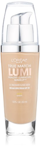 L'Oreal Paris True Match Lumi Healthy Luminous Makeup, W5 Sand Beige, 1 fl; oz.