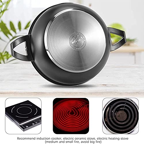 Moroccan Tagine Cooking Pot, Stainless Steel Non-Stick Slow Cooker, Healthy Durable Casserole, for Kitchen Cooking