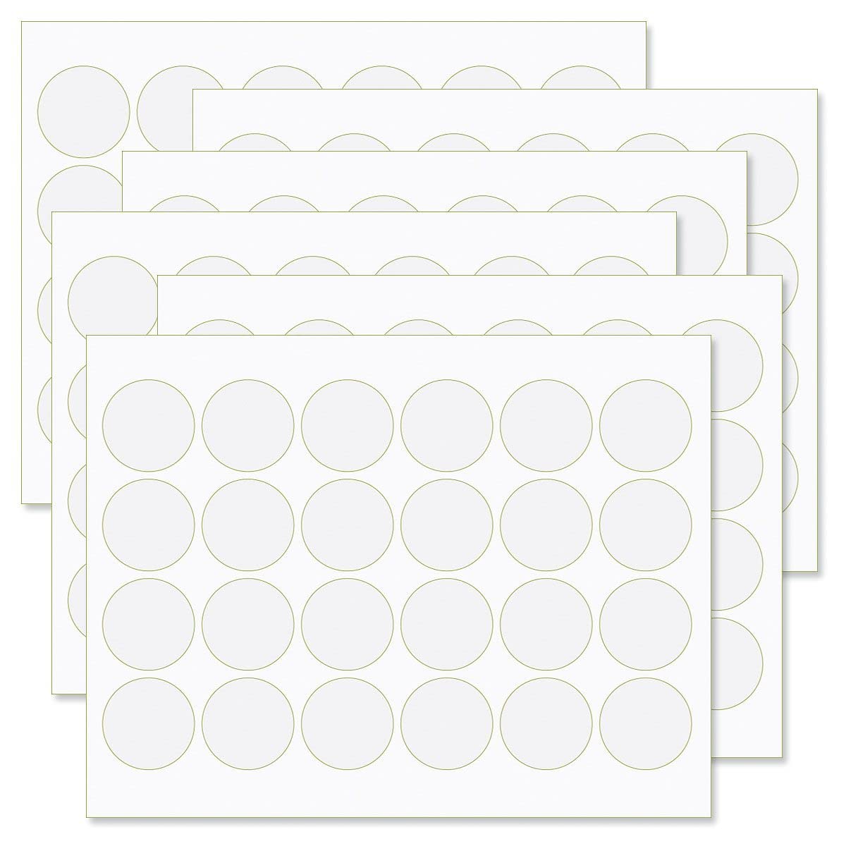 Silver Bell Cardinals Christmas Envelope Seals - Set of 144 Self-Adhesive, Flat-Sheet, 1-1/2" Round Sticker Seals, by Colorful Images
