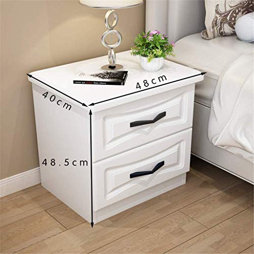 SJYDQ Nightstand with 2 Drawers,Bedside Furniture Table Dresser for Home, Bedroom Accessories, Office, College Dorm
