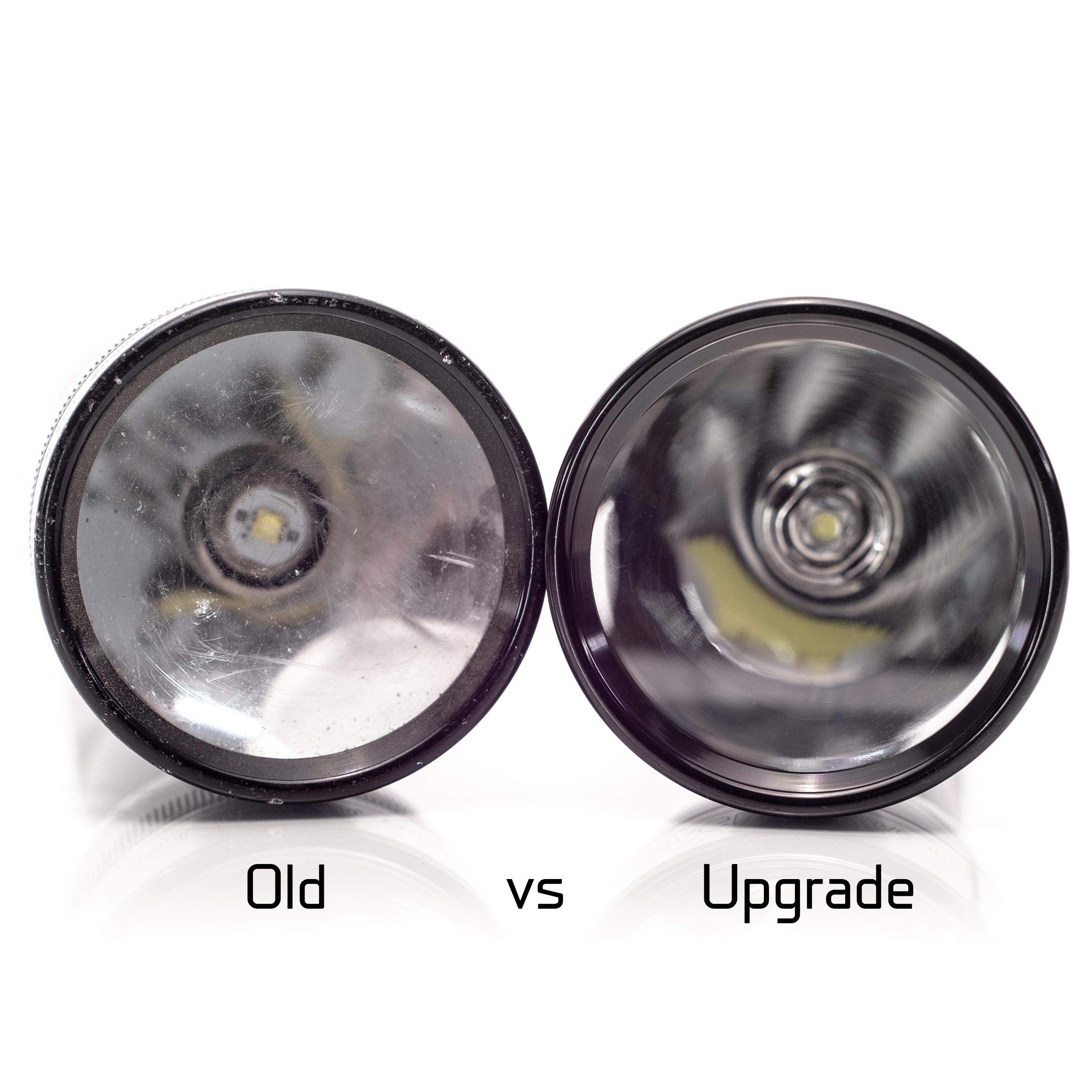 Lit Industries 350 Lumen 2-6 Cell Maglite LED Upgrade Bulb & Lens Kit C & D Model (2-6 Cell Bulb and Lens Kit)