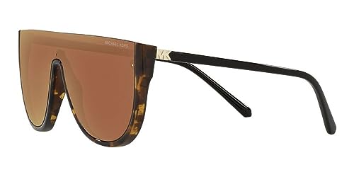 Michael Kors Woman Sunglasses Bio Dark Tortoise Frame, Gold Mirror Lenses, 0MM