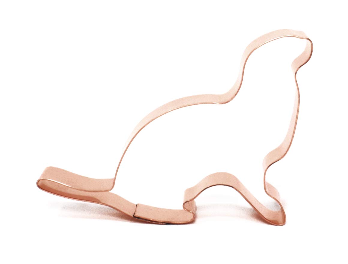 North American River Otter ~ Zoo Mammals ~ Copper Animal Cookie Cutter