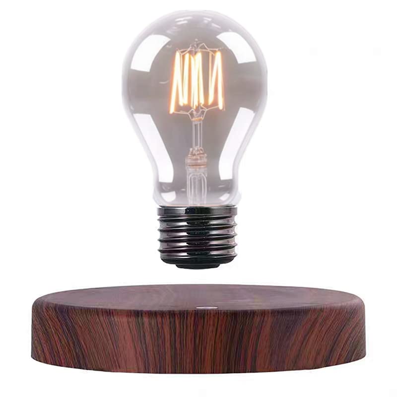Magnetic Levitating Floating Wireless LED Light Bulb Desk Lamp ,Magic Desk lamp, Science Fiction into Reality, Suitable for Room and Office Decoration,Unique Gift Instantly Become The Focus