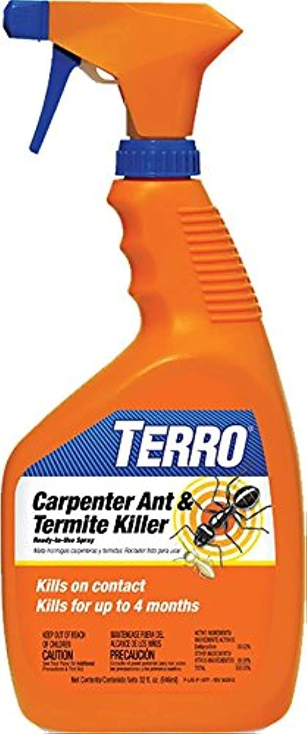 TERRO T1100-6 Carpenter Ant & Termite Killer Ready-to-Use, 1 Quart