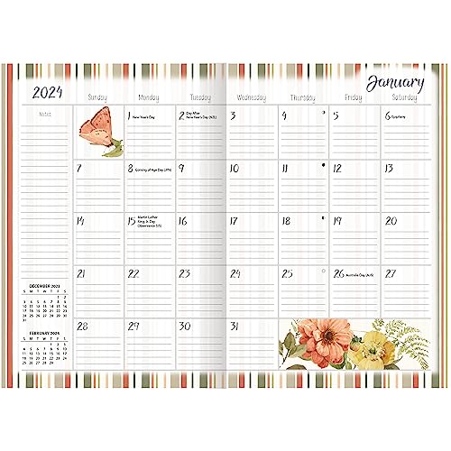 LANG Watercolor Seasons 2024 Monthly Pocket Planner (24991003189)