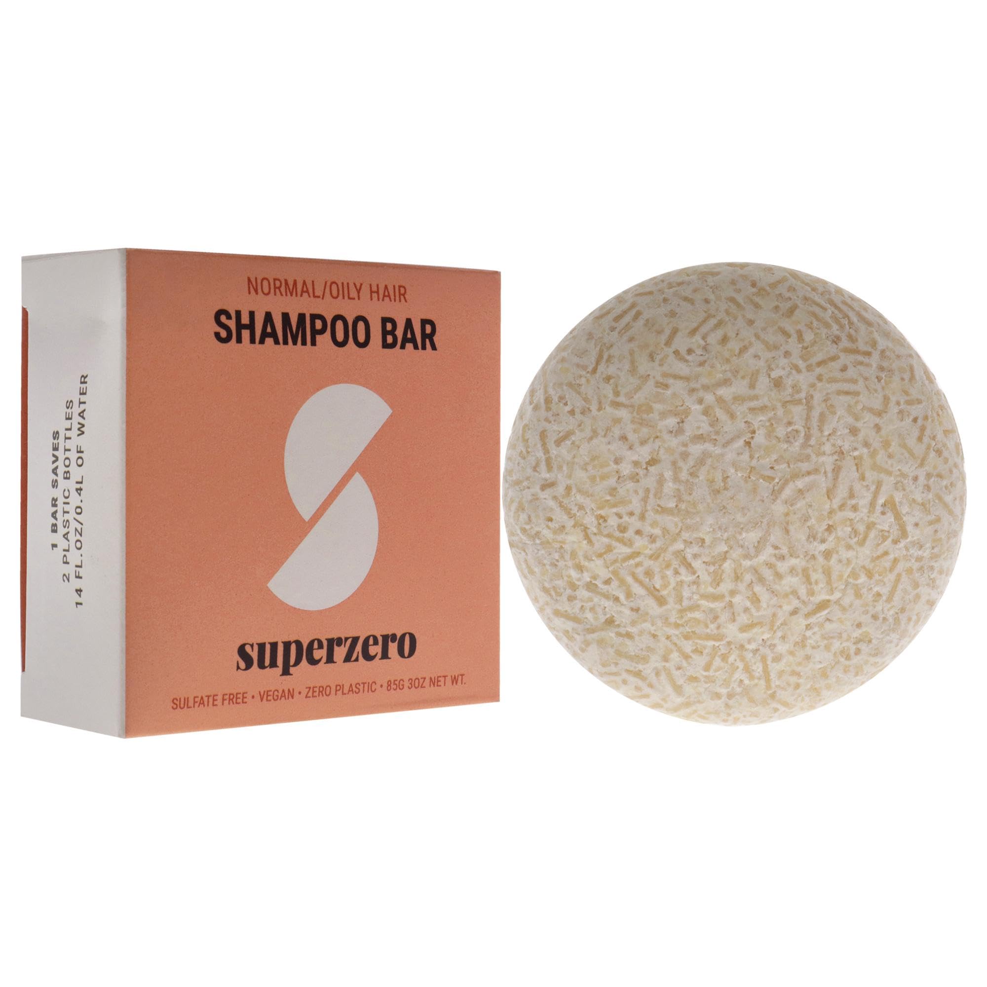 Superzero Shampoo Bar - Normal-Oily Shampoo Unisex 3 oz