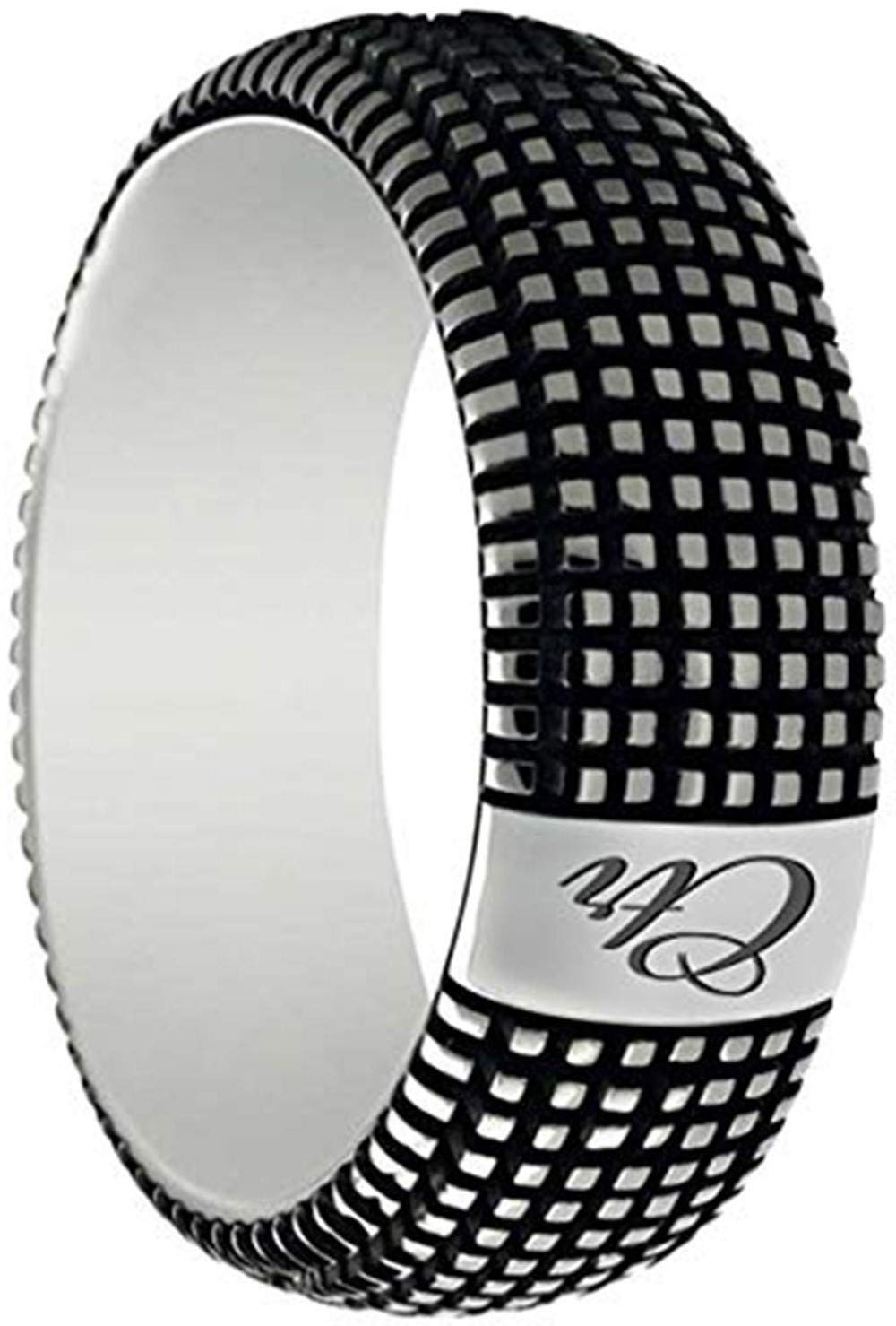 J163 Size 9 Impression Black Stainless Steel Ring Mormon One Moment In Time LDS CTR
