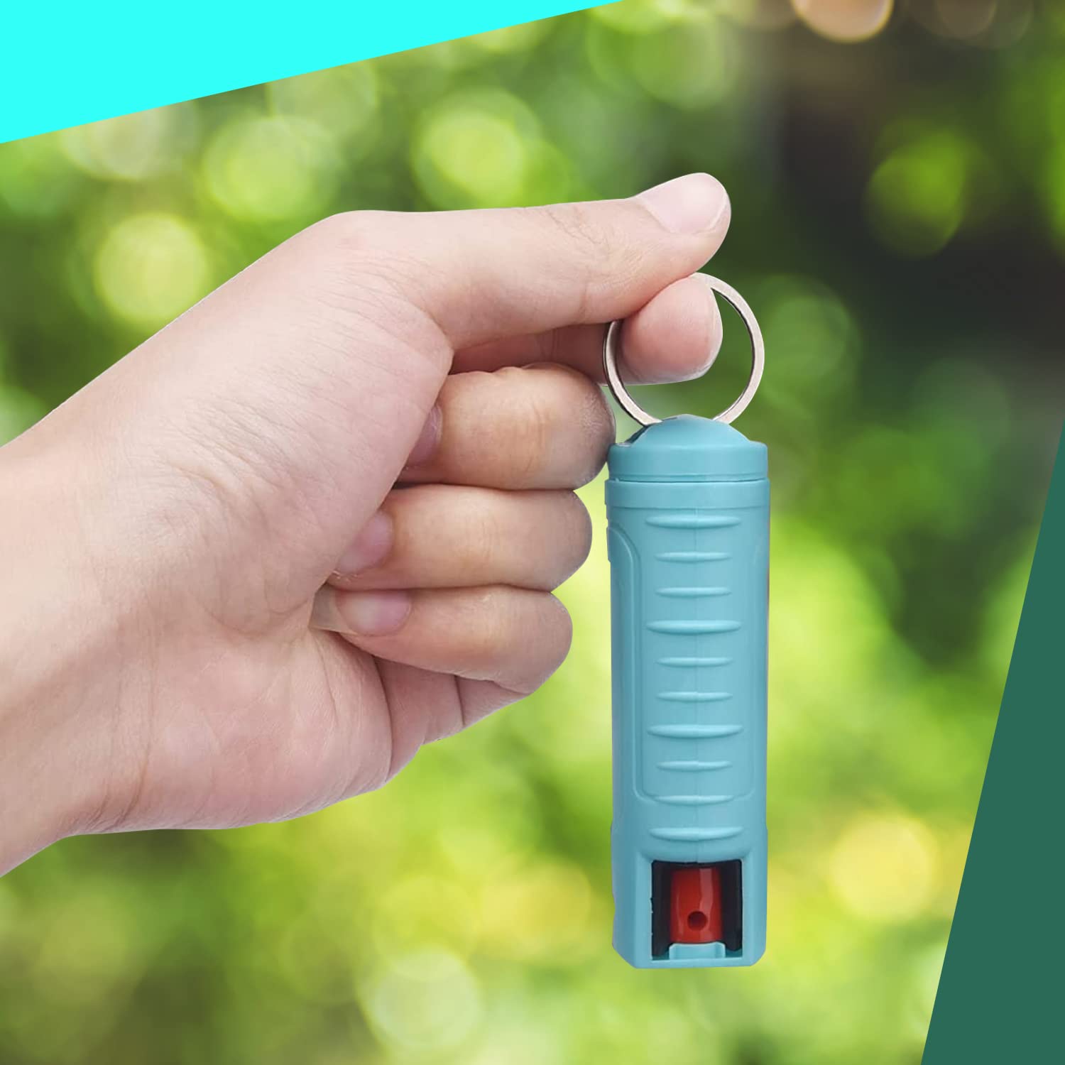 MVQQ Pepper Spray Keychain Bulk Bag (7 Bottles)