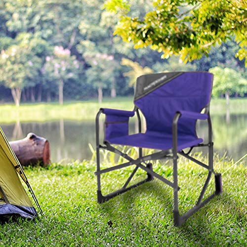MACSPORTS MacRocker Outdoor Rocker, Blue